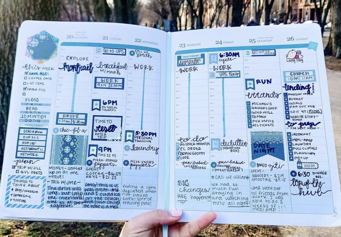 How to plan in a paper planner - Plan With Laur